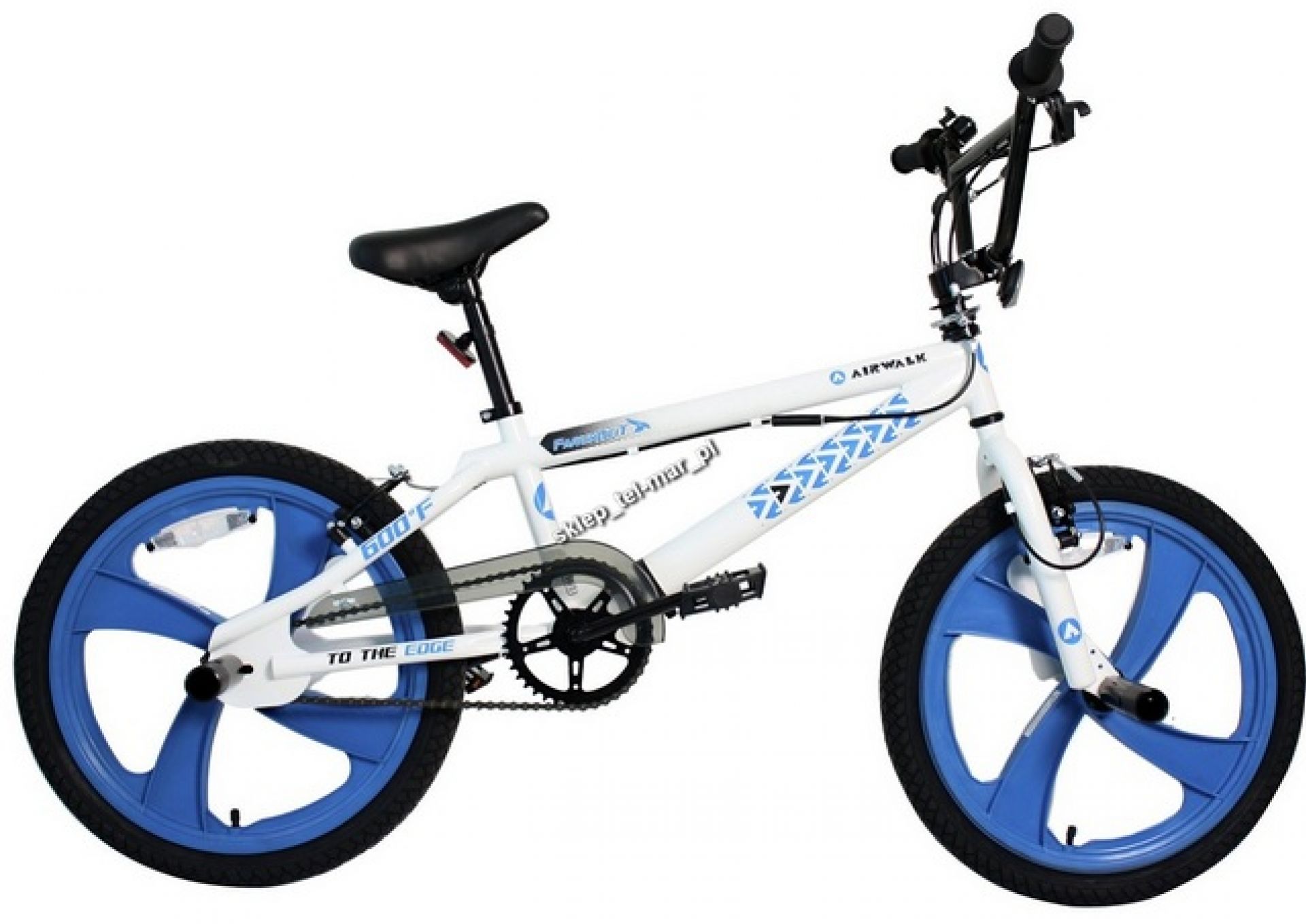 ROWER BMX AIRWALK PRO 20 CALI RAMA WZMOCNIONA-KIEROWNICA GYRO 2 PEG ...